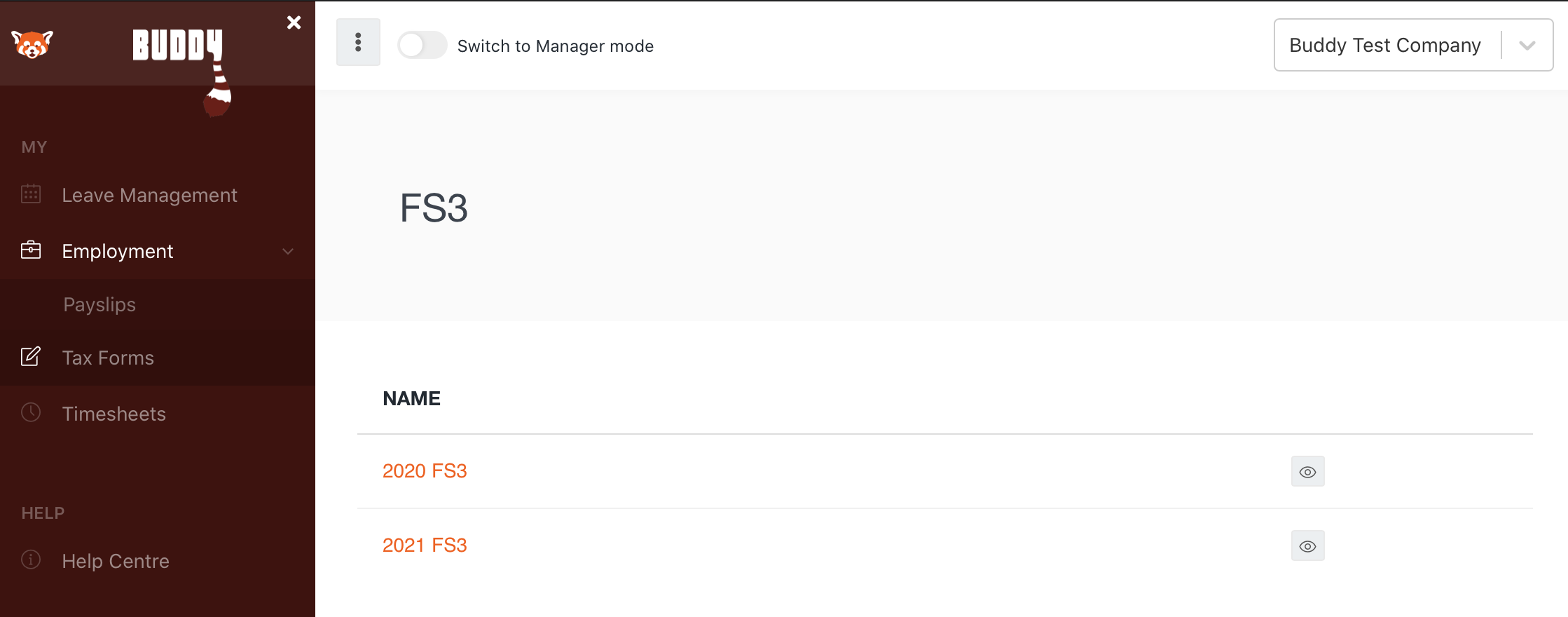 View Your FS3 – Buddy (MT)