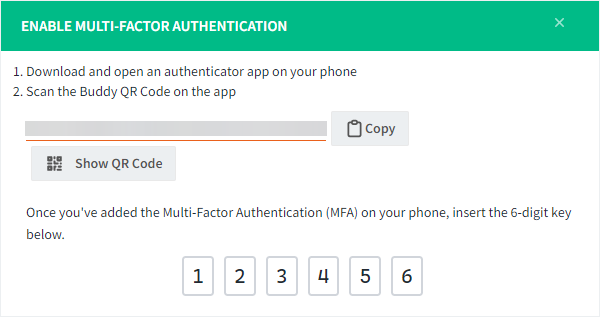 Setting up Multi-Factor Authentication (MFA) on your Account – Buddy